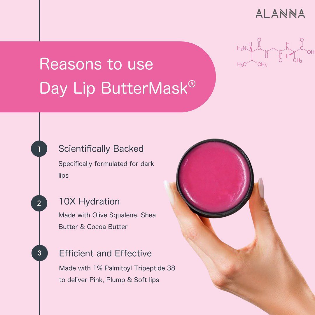 Lip Mask for Lip Pigmentation & Darkness | Day Lip ButterMask | ALANNA